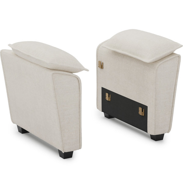 Belffin Chenille Sectional Sofa Arm, 1 Pair Of Armrest | Wayfair